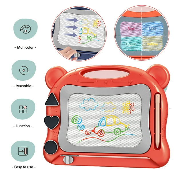 MAINYU Magnetic Drawing Doodle Board Present for 1 2 3 4 Year Old Girl ...
