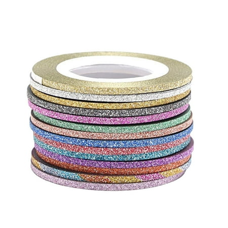 mmirethe 14pcs Paper Nail Art Striping Tapes For Creative And Unique ...