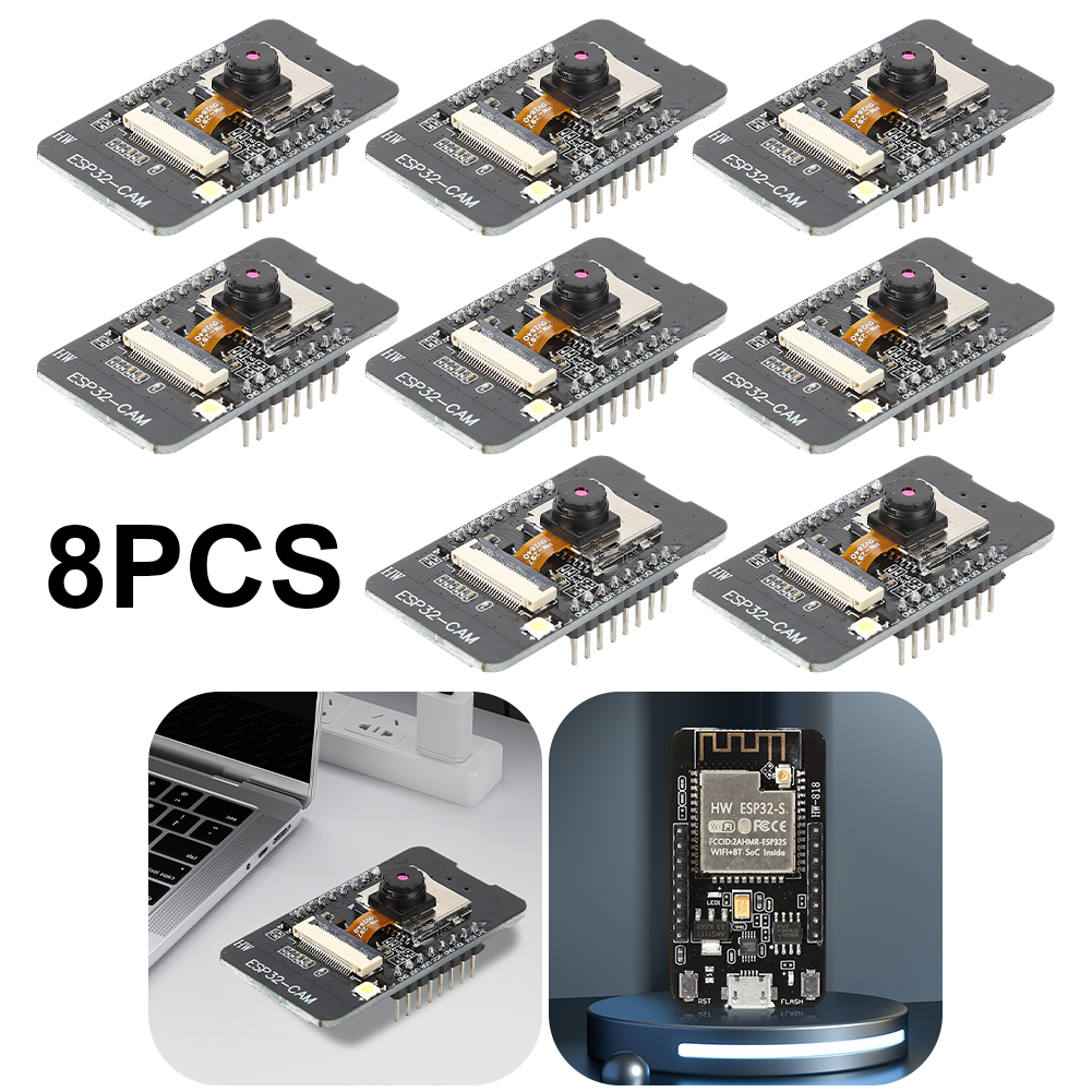 (HW-818) [Combinación 341313] + ESP32 puerto serie USB a WiFi/cámara ...