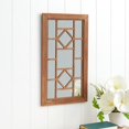 Decorative Wooden Mirror - Brown - Walmart.com