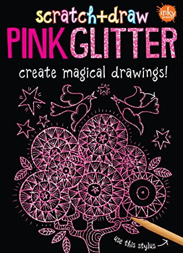 Scratch & Draw Pink Glitter - Walmart.com