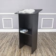 Black Wood Podium Church Pulpit School Lectern Conference Debate ...
