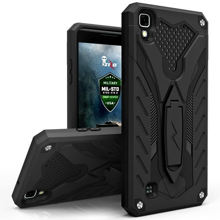 Zizo STATIC Series compatible with LG X Tribute HD Case Military Grade ...