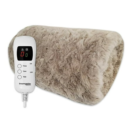 Deluxe Luxurious Faux Fur Electric Heated Throw 160 x 130cm-- | Walmart ...