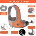 BAOPAI Breathable No-Pull Dog Harness Vest with Reflective Leash ...