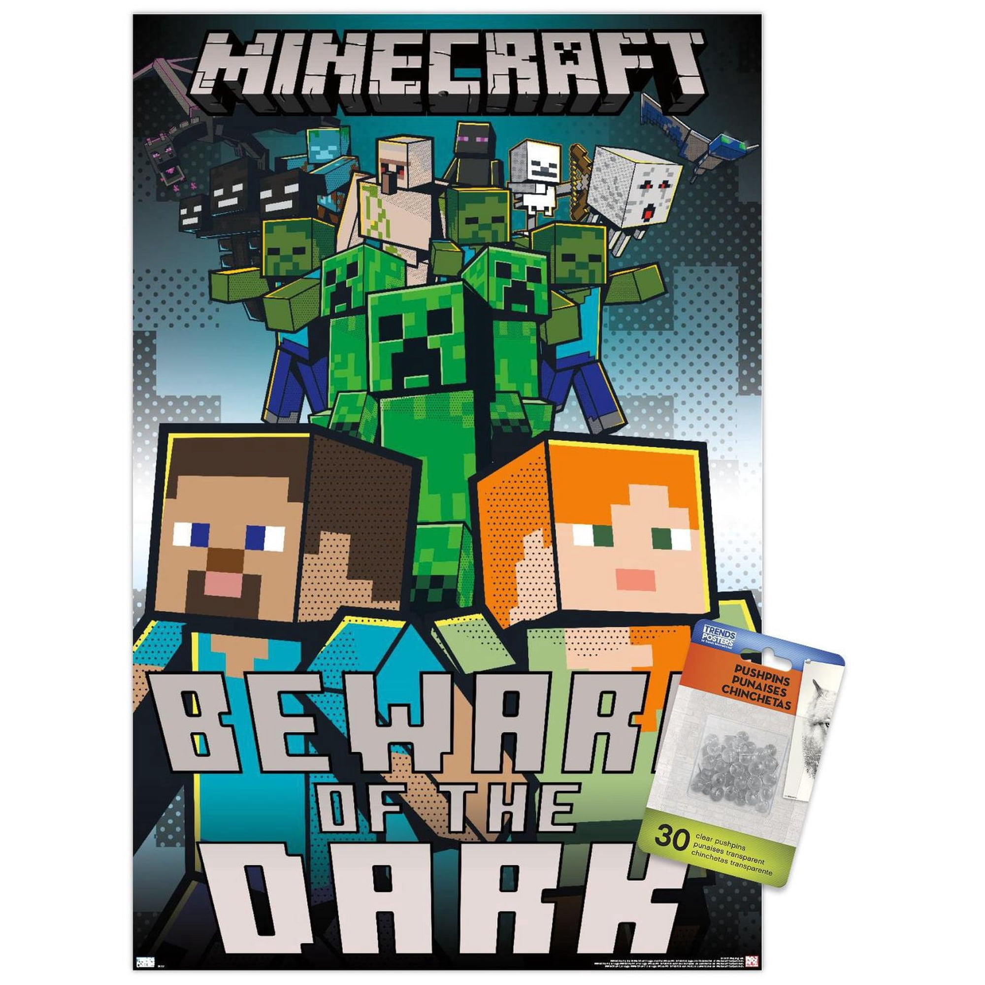 Click here for Trends International Minecraft - Beware Of The Dar... prices