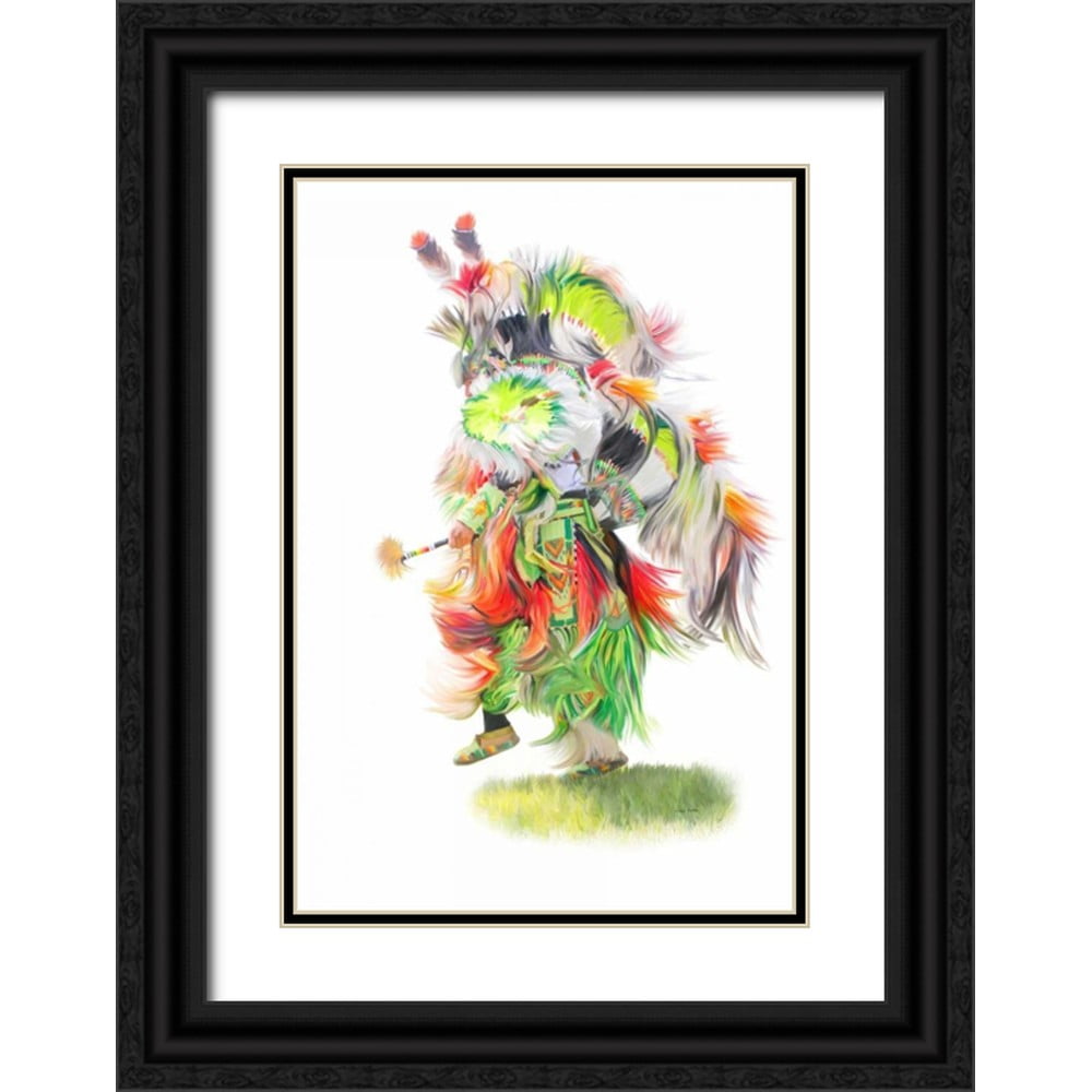 Murdock, Ramona 11x14 Black Ornate Wood Framed with Double Matting ...