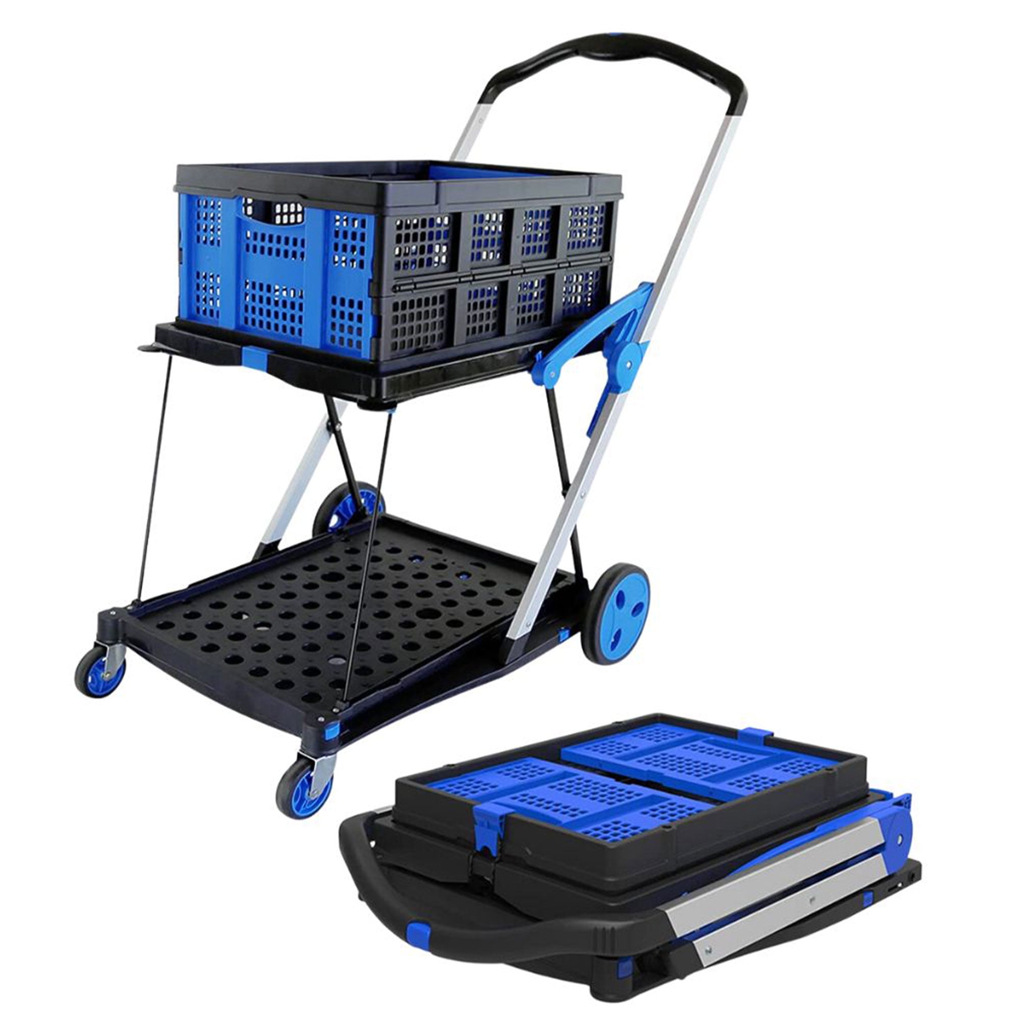Magna Cart Chariot Utilitaire Pliant à 2 Niveaux avec Caisse Pliable - Walmart.ca