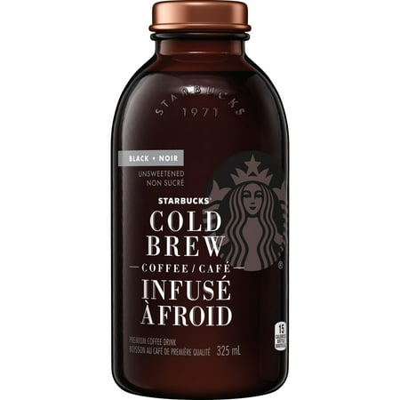 Starbucks Cold Brew Unsweetened Coffee, 325mL Bottle - Walmart.ca