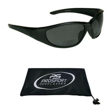 proSPORT Polarized Bifocal Reading Sunglass Reader Sport Full Wrap Anti ...