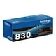 Brother Genuine TN830 Standard Yield Black Toner Cartridge for up to ...