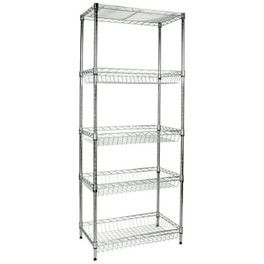 OFM X5 Series Model S4818 48" x 18" Wire Shelf, Black, Pack of 2 ...