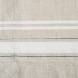DII 100% Cotton French Stripe Placemats in White, Set of 6, Machine ...