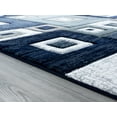 United Weavers Drachma Benson Modern Geometric Accent Rug, Navy, 1'10 ...