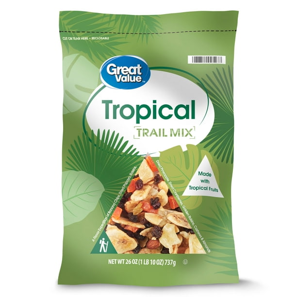 Great Value Tropical Trail Mix, 26 oz - Walmart.com - Walmart.com
