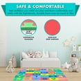 ProSource Kids Alphabet and Numbers Large PlayMat Set - 36 Foam Tiles ...