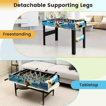 Giantex Foosball Table, 37.5" Foosball Table Adult Size, with 2 Balls ...