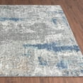 Luxe Weavers Modern Abstract Blue 2x7 Area Rug, Living Room Carpet ...