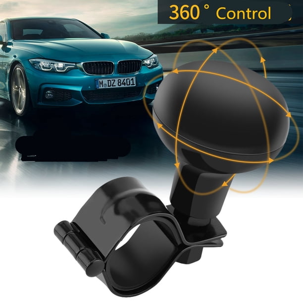 Yosoo Black Universal Car Steering Wheel Knob Heavy Duty Steering Wheel ...