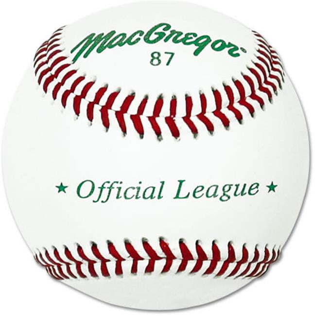 MacGregor #87 Official Split Leather Baseball Dozen - Walmart.com