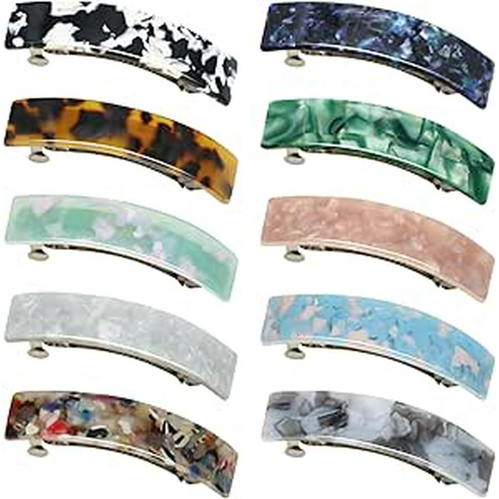 Click here for Zynery 10 Pcs Hair Clip Acrylic  Hair Barrettes Ha... prices