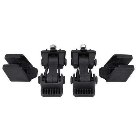 Fyydes 2 Set of Hood Latch Safety Catches & Brackets for Jeep Wrangler ...