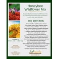 Bloomers 3LB Honeybee Wildflower Mix - 100% Pure Seed, All Season, Low ...