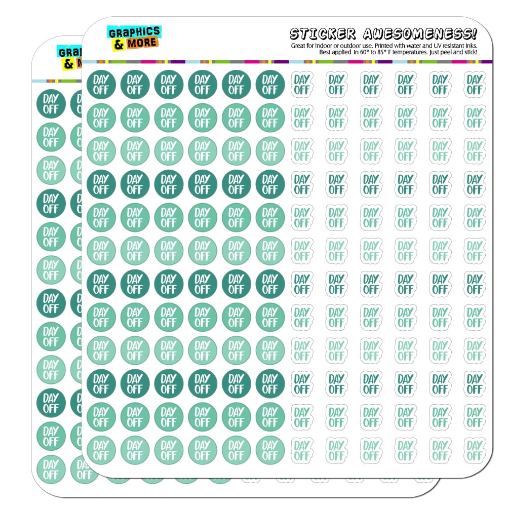Gym Dots Planner Calendar Scrapbooking Crafting Stickers - Teal ...