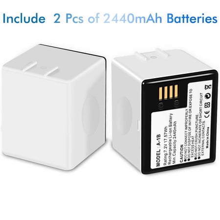 Rechargeable Camera Battery Replacement 2 Pack 2440mAh for Arlo Pro ...