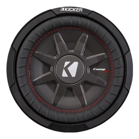 Kicker CompRT Single 10 Inch 800 Watt Max Dual 2 Ohm Shallow Slim Car ...
