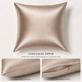 Alchemic Living Set of 2 Dark Green Luxurious Soft Silky Satin ...