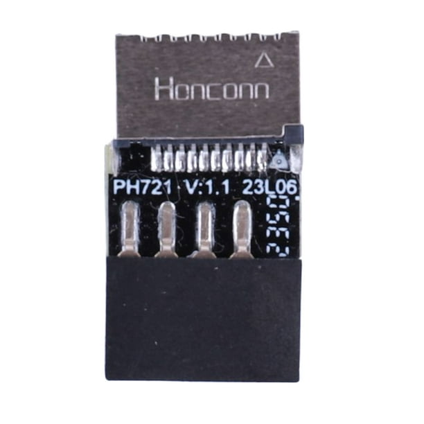 Enchufe TYPE-C Tarjeta extensora USB 2.0 9 pines Plug & Play para OS ...