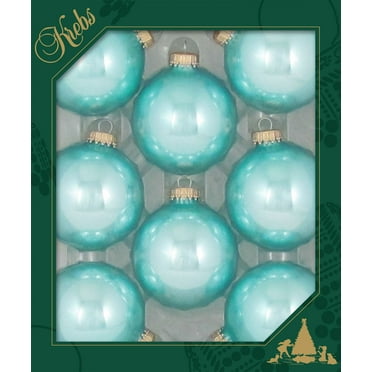 40-Piece Silver Glass Ball Christmas Ornament Set - Walmart.com
