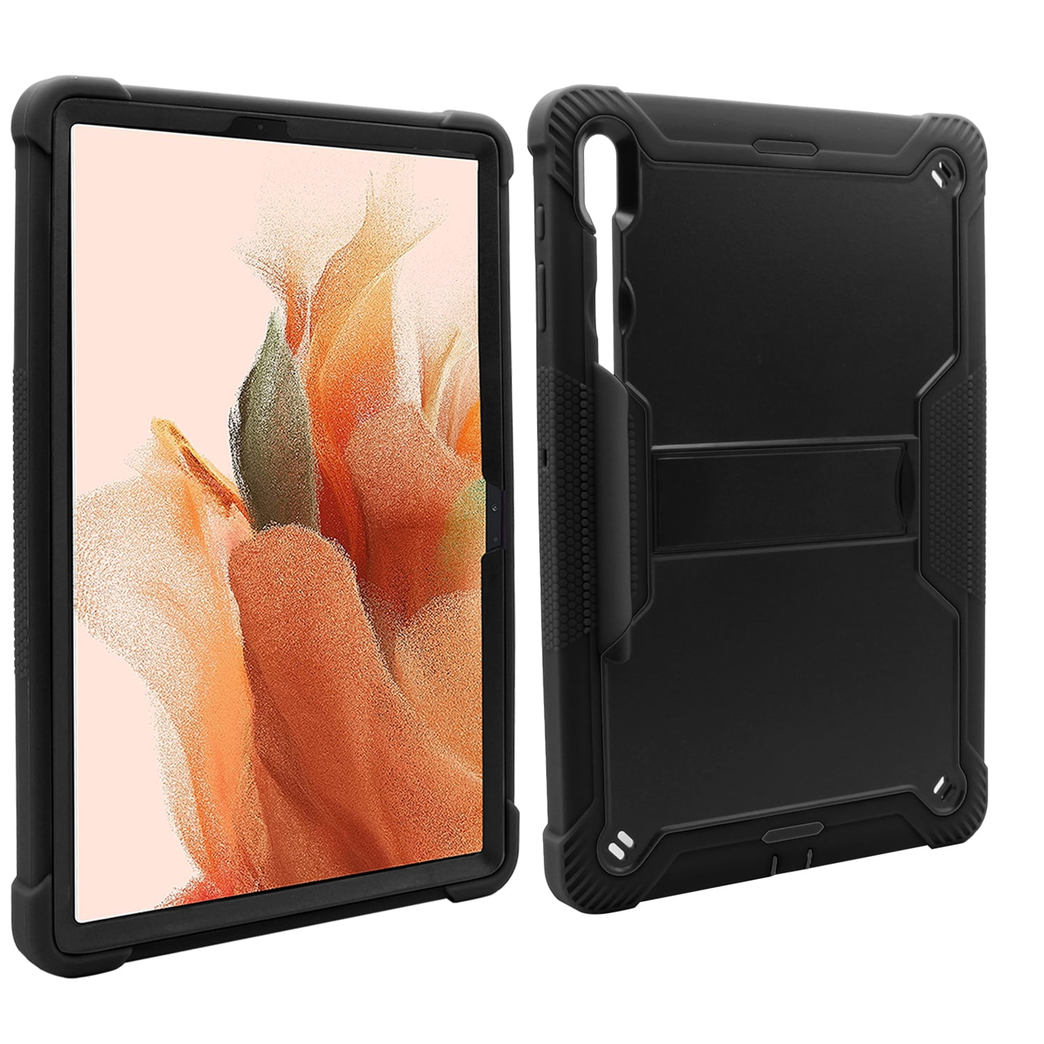 KIQ Galaxy Tab S7 FE Case 2021 T730, Heavy Duty Protection Kickst for ...