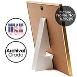 Double-Wing Self-Stick 7in Easel-Backs - White set of 25 - Walmart.com