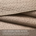 EVERGRACE Cotton Sateen Pick-Stitch Quilt Set King Size - 100% Cotton ...