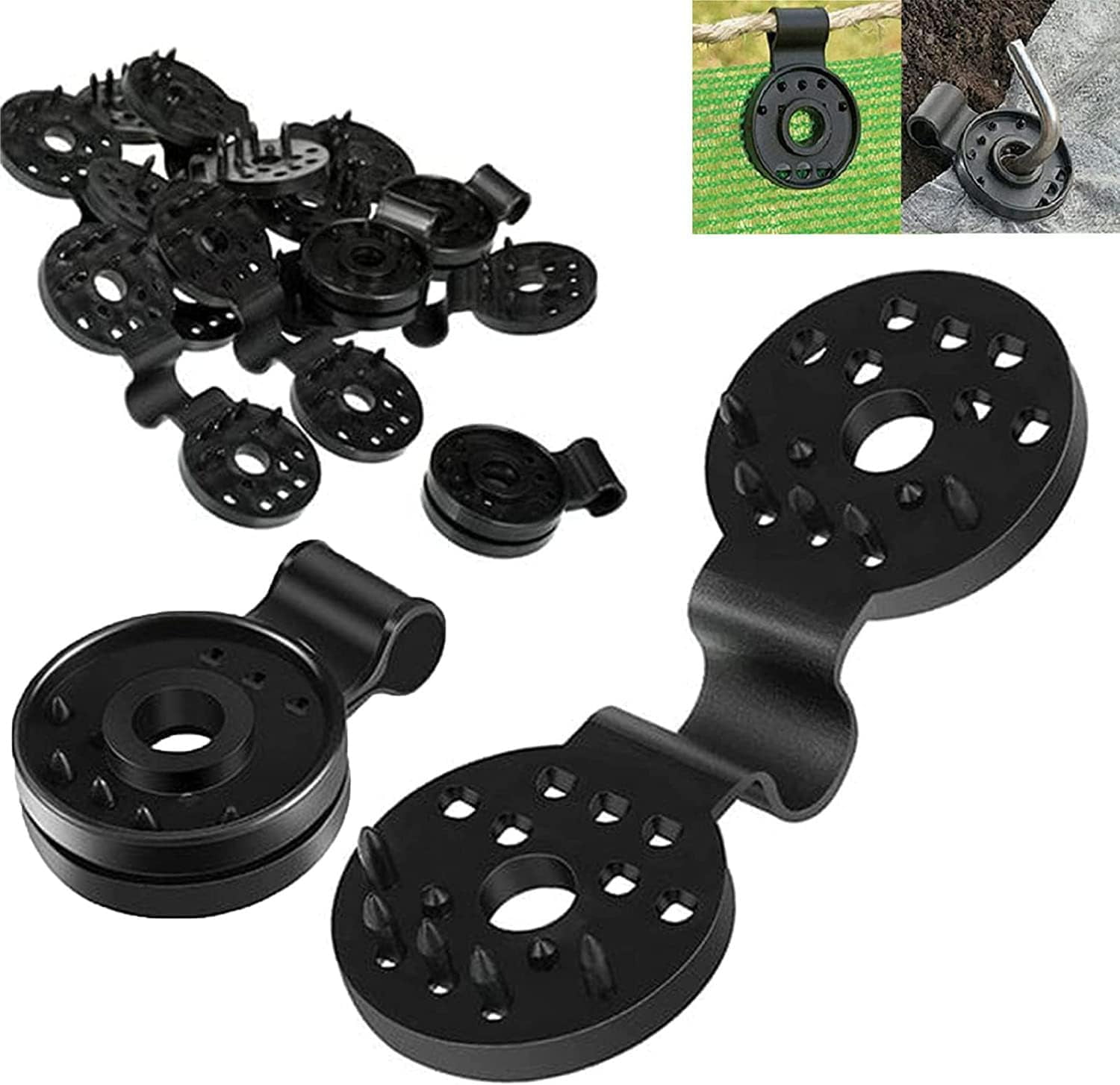 Shade Cloth Heavy Duty Lock Grip, Shade Cloth Plastic Clips, Round ...
