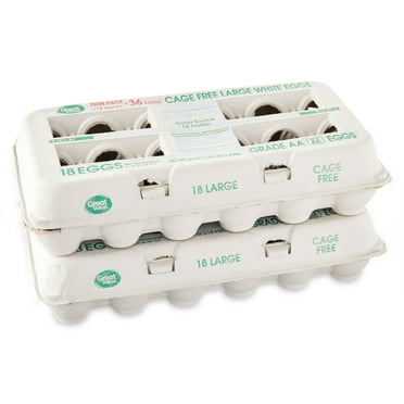 Great Value Jumbo White Eggs, 12 Count - Walmart.com