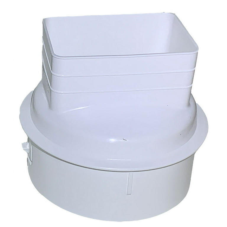 Downspout To Round Pipe Adapter