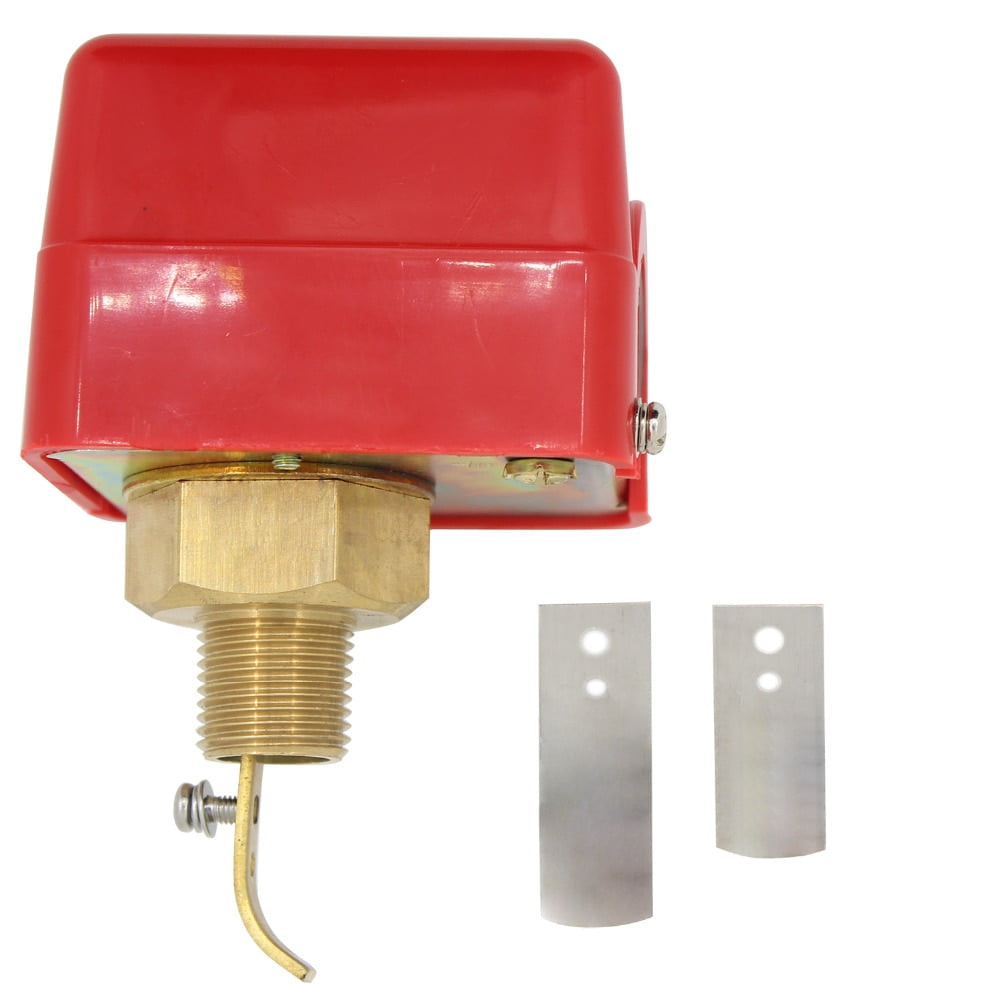 250VAC 5A Water Paddle Flow Switch Water Flow Sensors Male Thread Flow ...