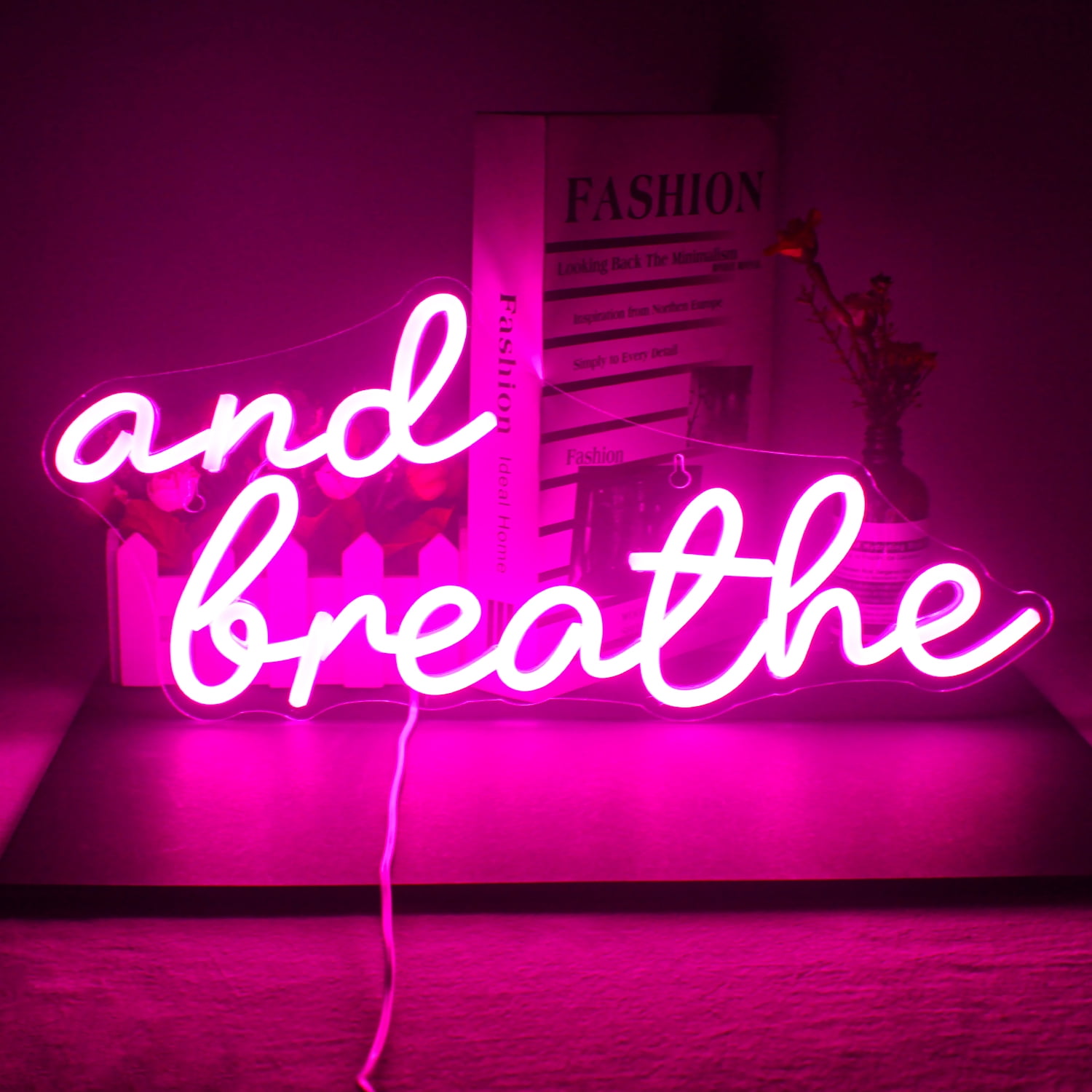 Wanxing And Breathe LED Neon Light Signs USB Power for Home Bedroom Bar ...