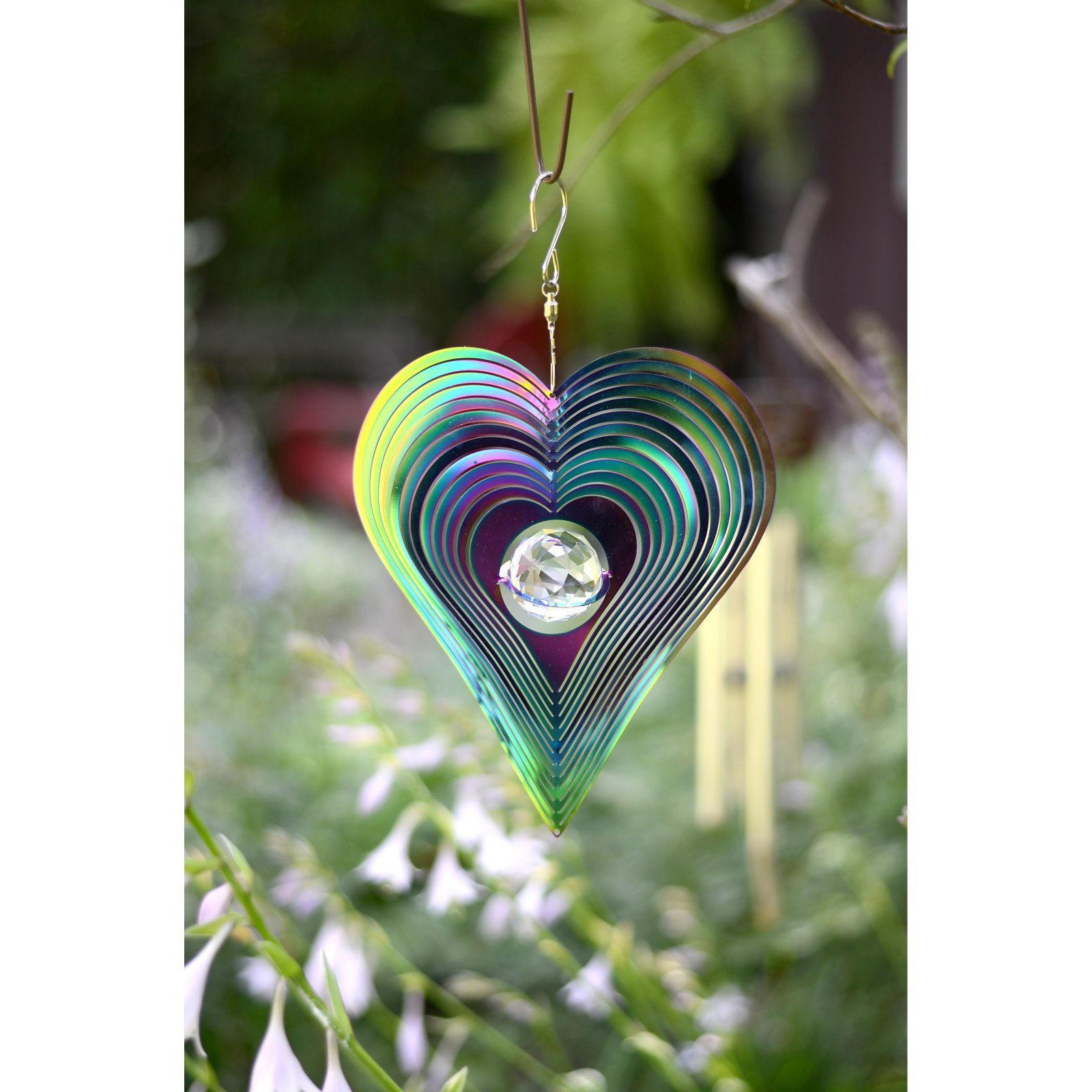 Red Carpet Studios Rainbow Cosmo Heart Wind Spinner - Walmart.com