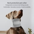 Dog Neck Wrap Prevents Licking Irritation Adjustable Size Recovery ...