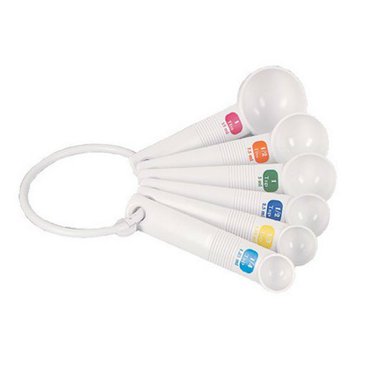 Prepworks Snap Fit Measuring Spoons Set (5 Pieces), Assorted Colors ...