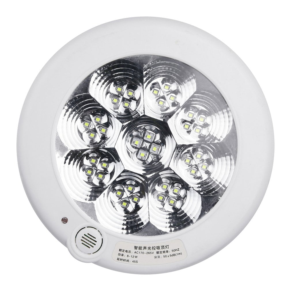 Led Induction Lamp Sound And Light Control Living Room Ceiling Lamp ...