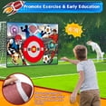 2-in-1 Soccer Ball Set and Football Games for Kids, Indoor and Outdoor ...