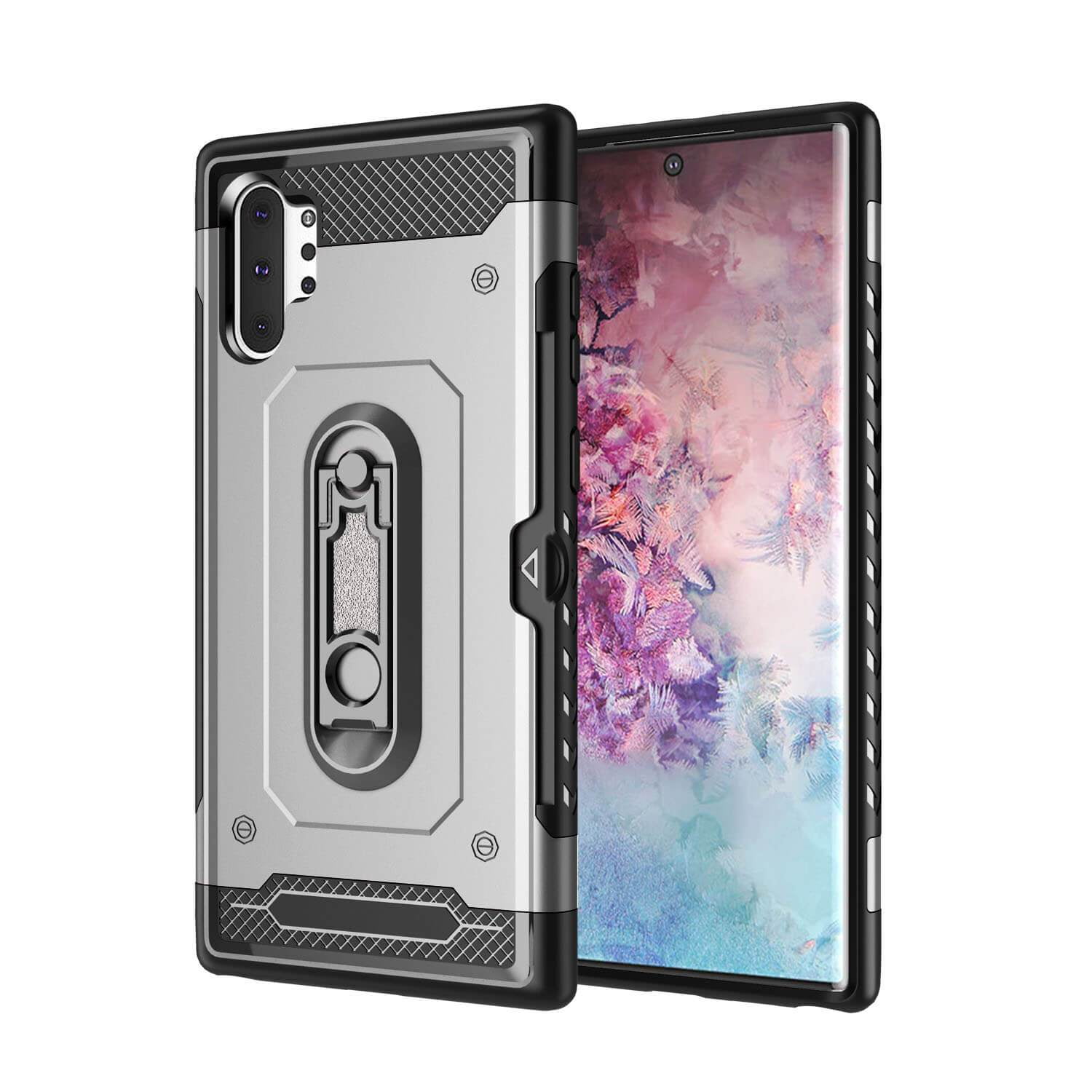 Samsung Galaxy Note 10 Pro Armor Case with Card Slot and Kickstand ...