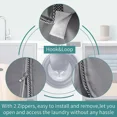 STARTWO Thickened Washing Machine Cover/Dryer Cover Heavy Duty Oxford ...