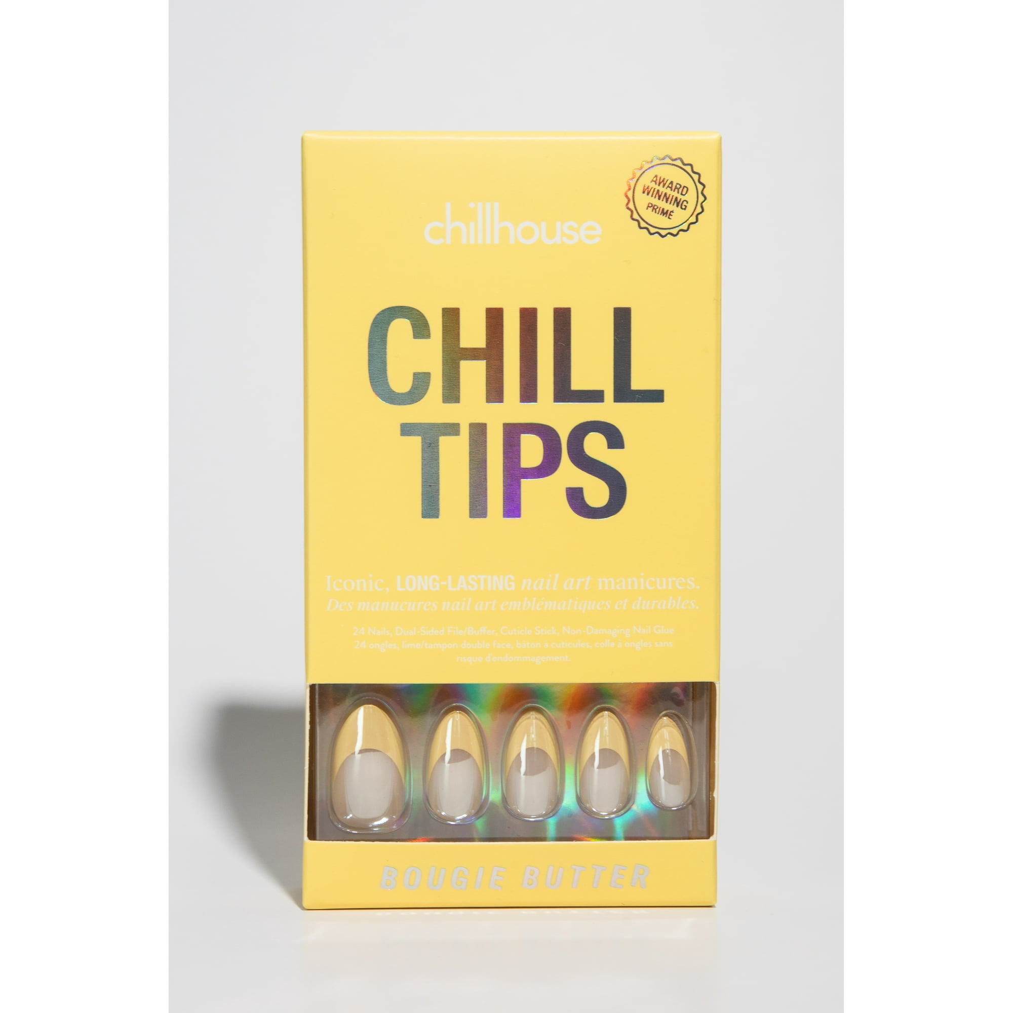Click here for Chillhouse - Press Ons Tips Nails - Almond - Bougi... prices