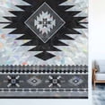 Aztec Southwestern Window Privacy Film, Ethnic Tribal Style Geometric ...